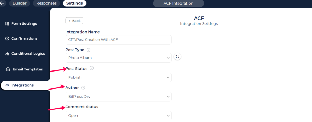 Advanced Custom Fields (ACF) Integrations - Bit Form