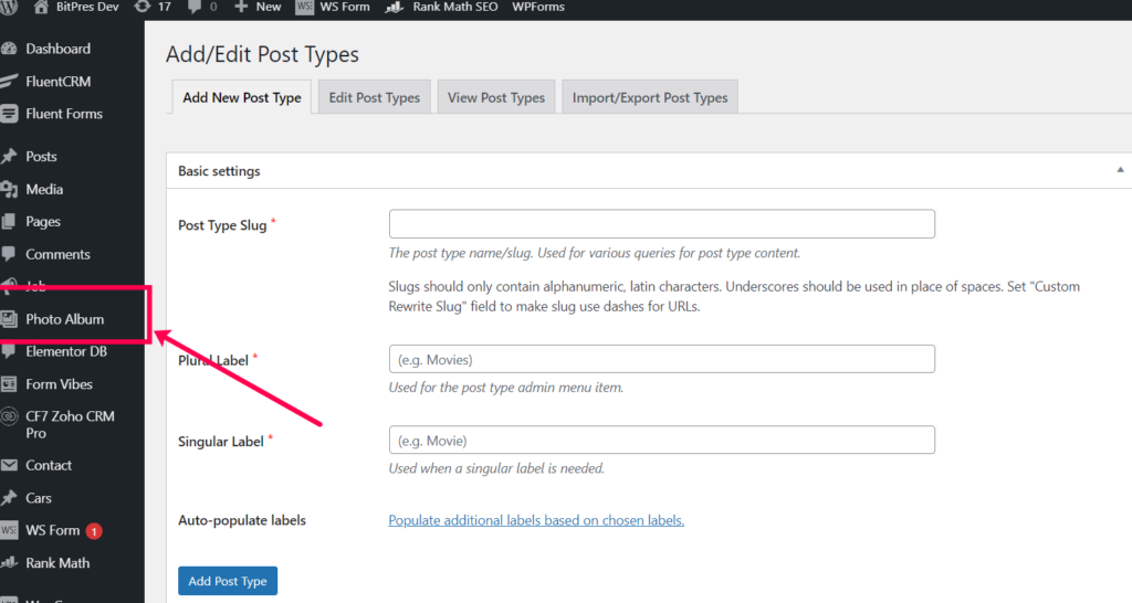 Advanced Custom Fields (ACF) Integrations - Bit Form