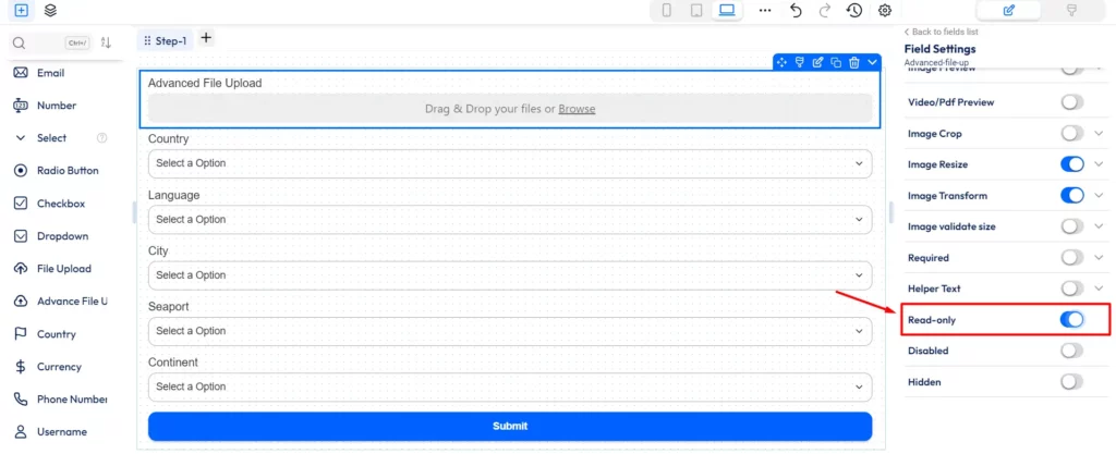 Advanced File Upload Field - Bit Form