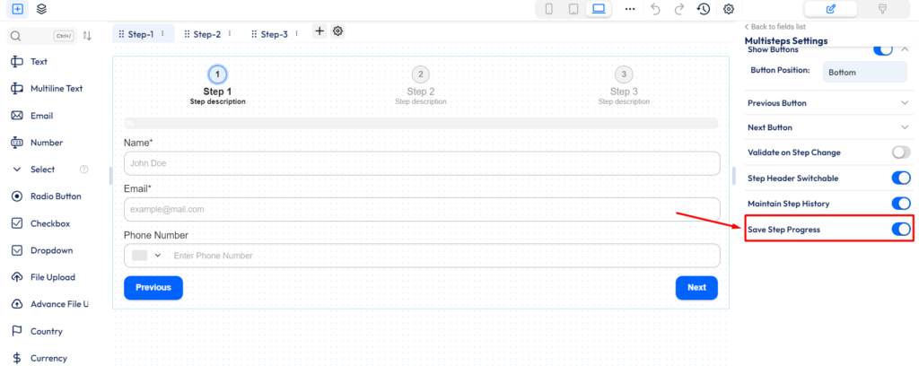 Multistep Form - Bit Form