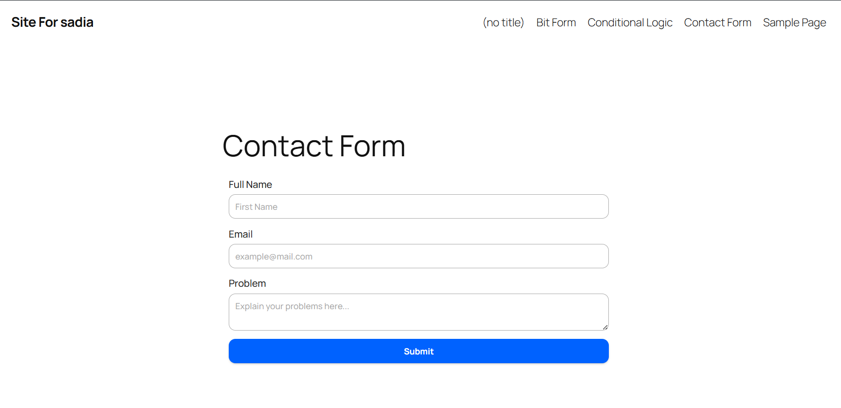How To Set Up Contact Form With Email Notifications On WordPress - Bit Form