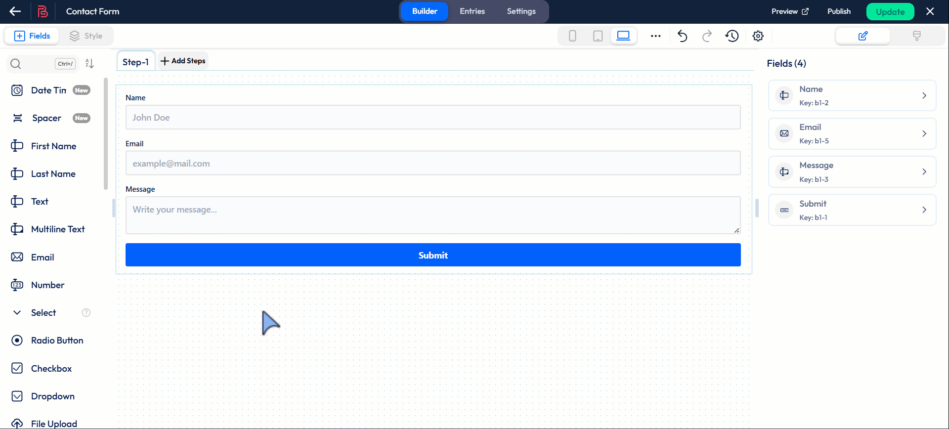 Bit Form Spacer Field – Add Space And Structure To Your Forms